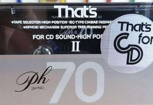 Аудиокассета That's ph II 70