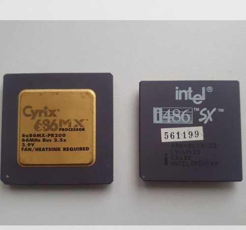 Процессор Cyrix 6x86 mx Intel i486 sx