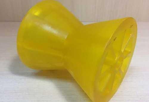 Ролик носовой прицепа L95 D87/54/13 мм PVC жёлт