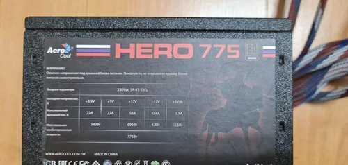 Aerocool Hero 775, 775W