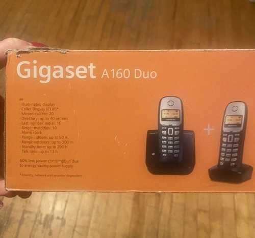 Телефон стационарные siemens gigaset A160 duo