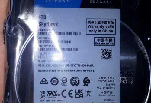 Жесткий диск Seagate Skyhawk ST4000VX013, 4тб, HDD