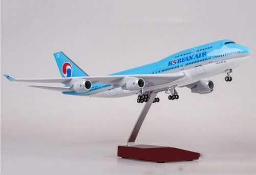 Коллекционная модель самолёта Boeing747 Korean Air
