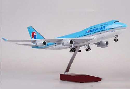 Коллекционная модель самолёта Boeing747 Korean Air