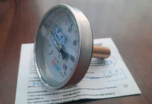 Термометр биметаллический тб-063-1, 0-120C