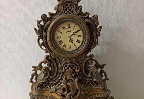 Часы Агат в бронзовом корпусе
