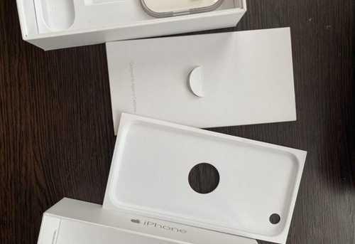 Коробка iPhone и Наушники earpods