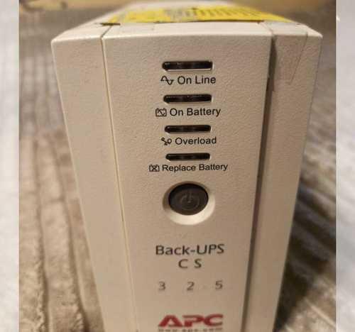 Ибп APC Back-UPS 325 с новым аккумулятором