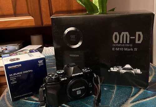 Видеокамера Olympus OM-D E-M10 Mark IV Kit