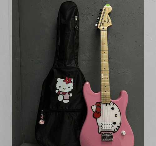 Электрогитара Fender Squier “Hello Kitty”