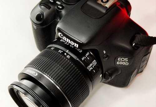 Фотоаппарат Canon 600d kit + сумка