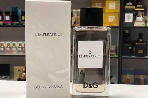 Dolce&Gabanna 3 l'imperatrice Дольче Габанна 3