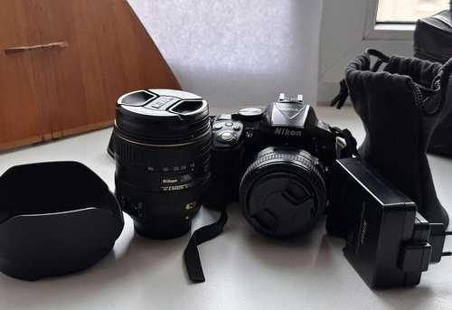 Nikon d5300 + объективы 50mm 1.8 + 16-80mm 2.8-4