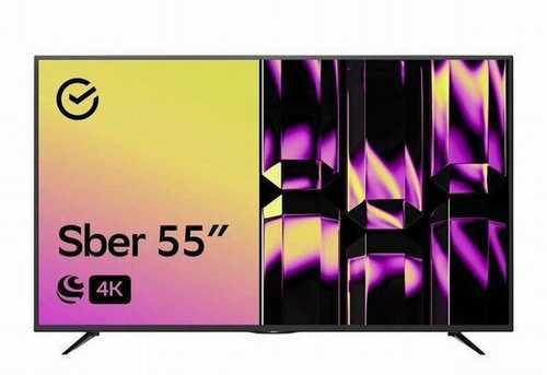 Новый 4К телевизор сбер sber sdx-55u4127