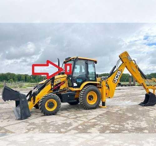 Стекло лобовое верхнее (триплекс) Jcb 3cx-4cх от 2