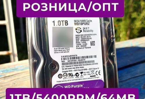 HDD Жесткий диск 1тб WD purple