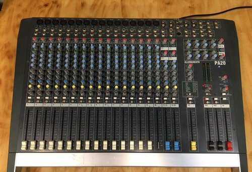 Микшерный пульт Allen & Heath PA 20