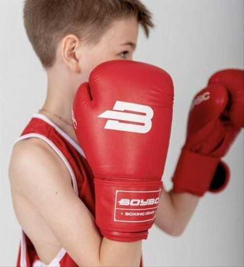 Перчатки боксерские BoyBo красные, все размеры