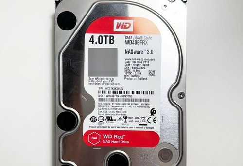 Жесткий диск WD Red 4.0 TB