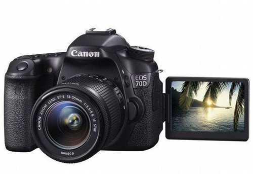 Фотоаппарат Canon 70D kit 18-55mm STM (Гарантия)
