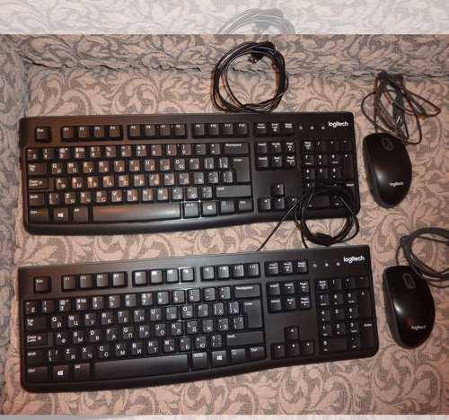 Клавиатура Logitech K120 for Business Black с мышь