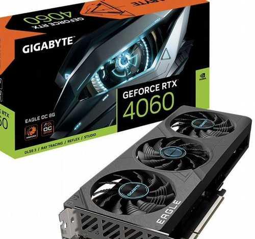 Gigabyte Видеокарта GeForce RTX 4060 eagle OC 8 гб