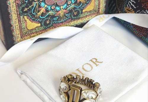 Dior Диор кольцо CD тяжёлый люкс