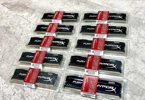 Оперативная память DDR4 HyperX Fury 8gb Black