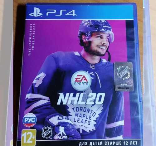 Диск на ps4 NHL 20