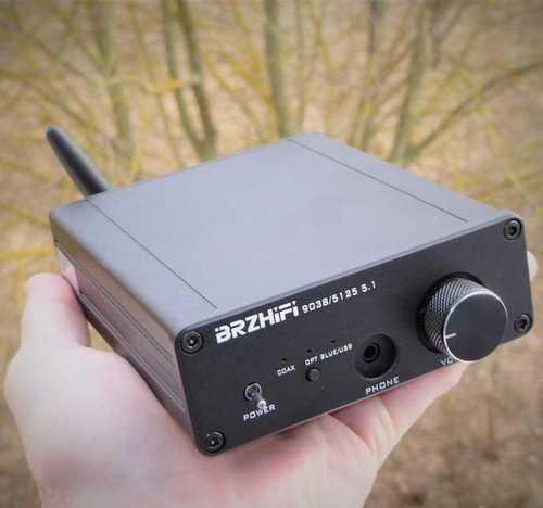 Bluetooth приёмник/аудио декодер brzhifi ES9038