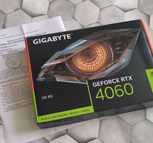 Gigabyte GTX 4060 D6 8Gb новая