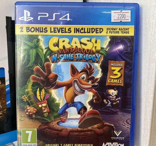 Crash bandicoot n sane trilogy ps4