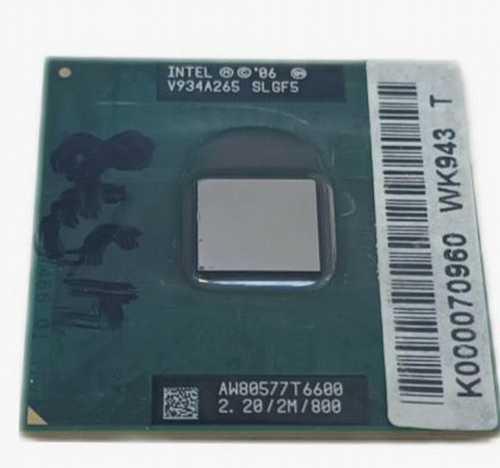 Процессор Intel Core 2 Duo T6600 Socket P