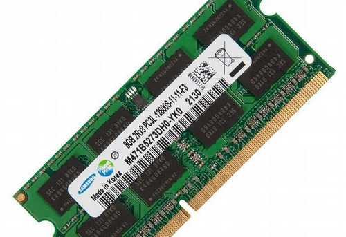 Оперативная память для ноутбука SO-dimm DDR3L, 8 Г