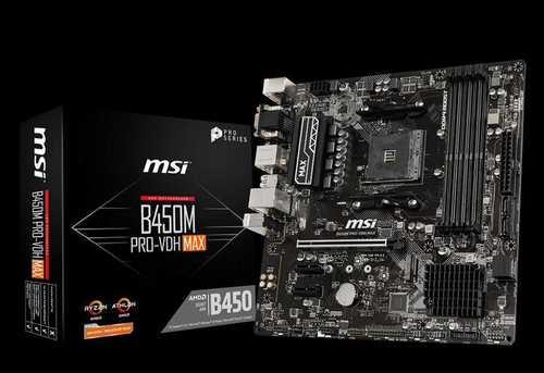 Материнская плата MSI B450M PRO-VDH MAX