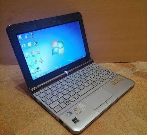 Нетбук Toshiba/классика/10"/2ядра/2*160Гб/3час акб