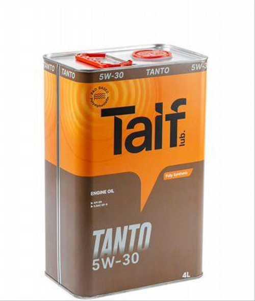 Моторное масло Taif Tanto 5W-30 синтетическое 4 л