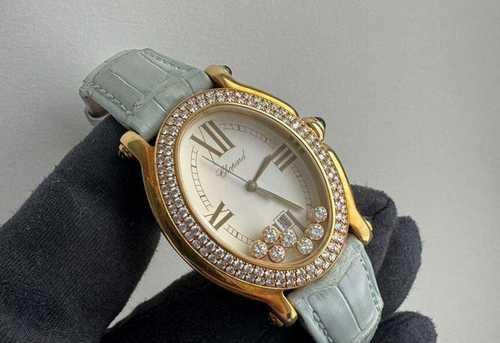 Chopard Happy Sport Oval Yellow Gold