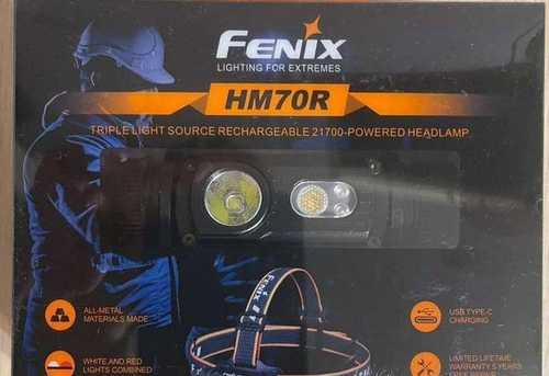 Новый Налобный фонарь Fenix HM70R, 1 x 21700 186м
