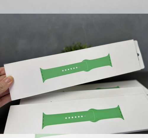 Оригинал Apple Watch Sport Band Green ремешок