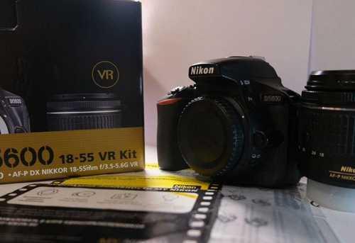 Зеркальный фотоаппарат Nikon D5600 Kit AF-P 18-55m