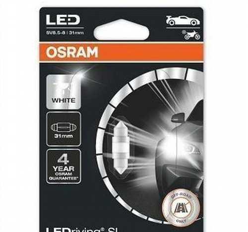 Светодиодная лампа osram BLI1 LEDriving SL C5W, 31