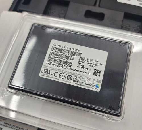 Samsung SSD pm1733 7.68Тб 2.5 Gen4 x4