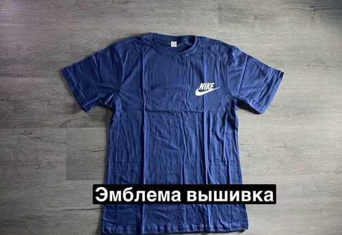 Футболка Nike мужская синяя новая