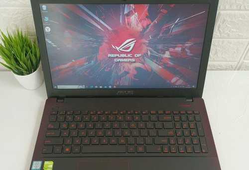 Игровой ноутбук 15.6" ASUS K550VX, 1240 ГБ, Core i7-6700HQ, RAM 12 ГБ, GeForce GTX 950M 2 ГБ