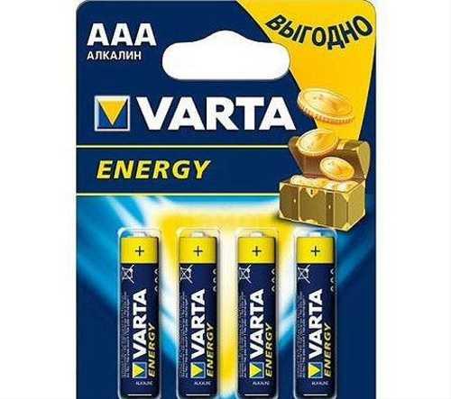 Батарейки varta Energy AAA (блистер 4 штуки)