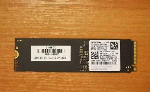 Накопитель SSD 512Гб Samsung PM991 NVMe