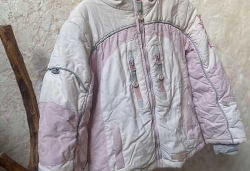 Зимний комбинезон и куртка на девочку 122-128 см