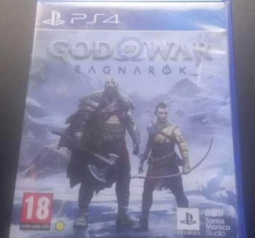 God of War Ragnarok ps4 диск русская озвучка