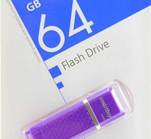 USB флешка Флешка 64 гб SmartBuy Quartz series Vio